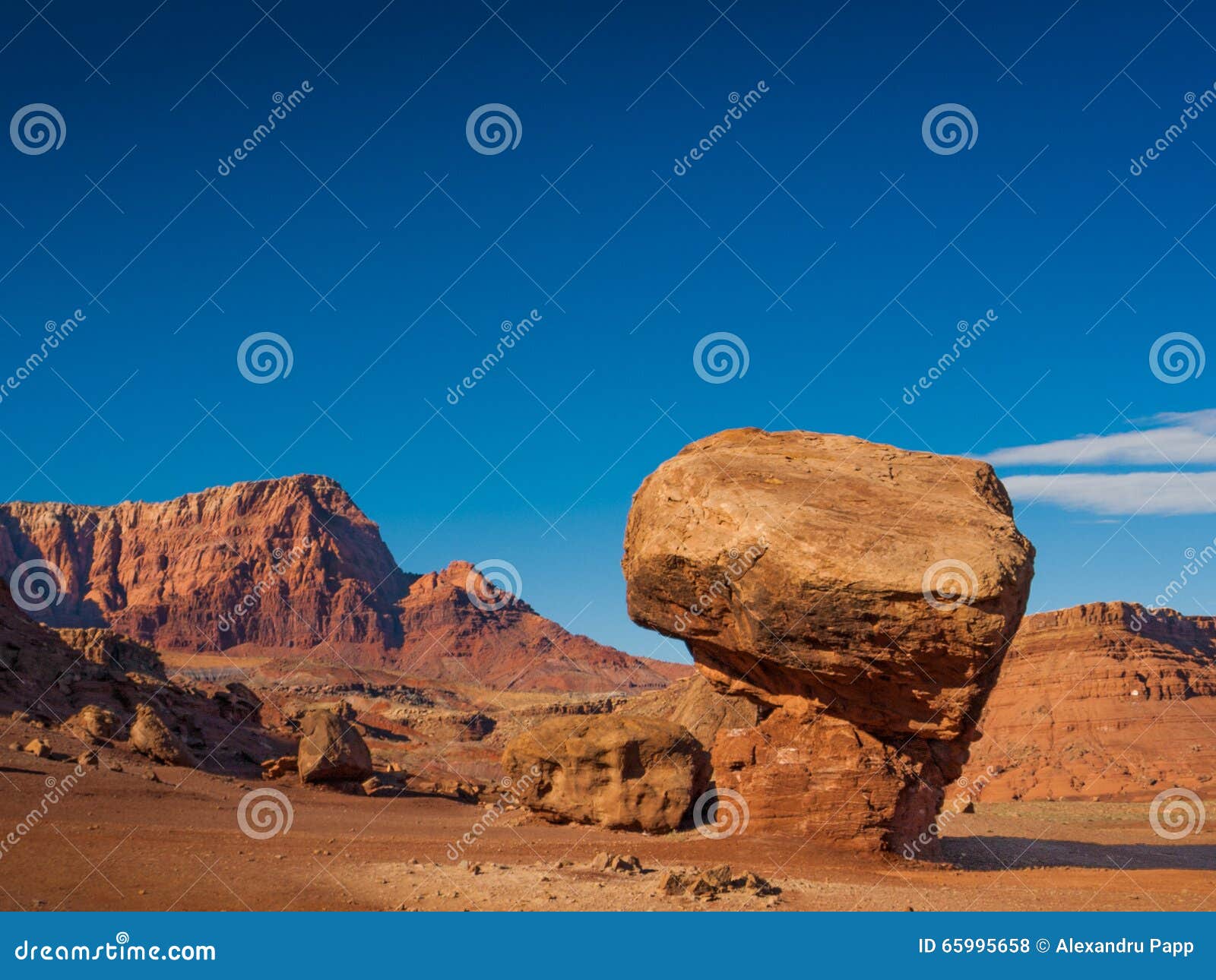 Balanced Rock in Arizona stock photo. Image of highlands - 65995658