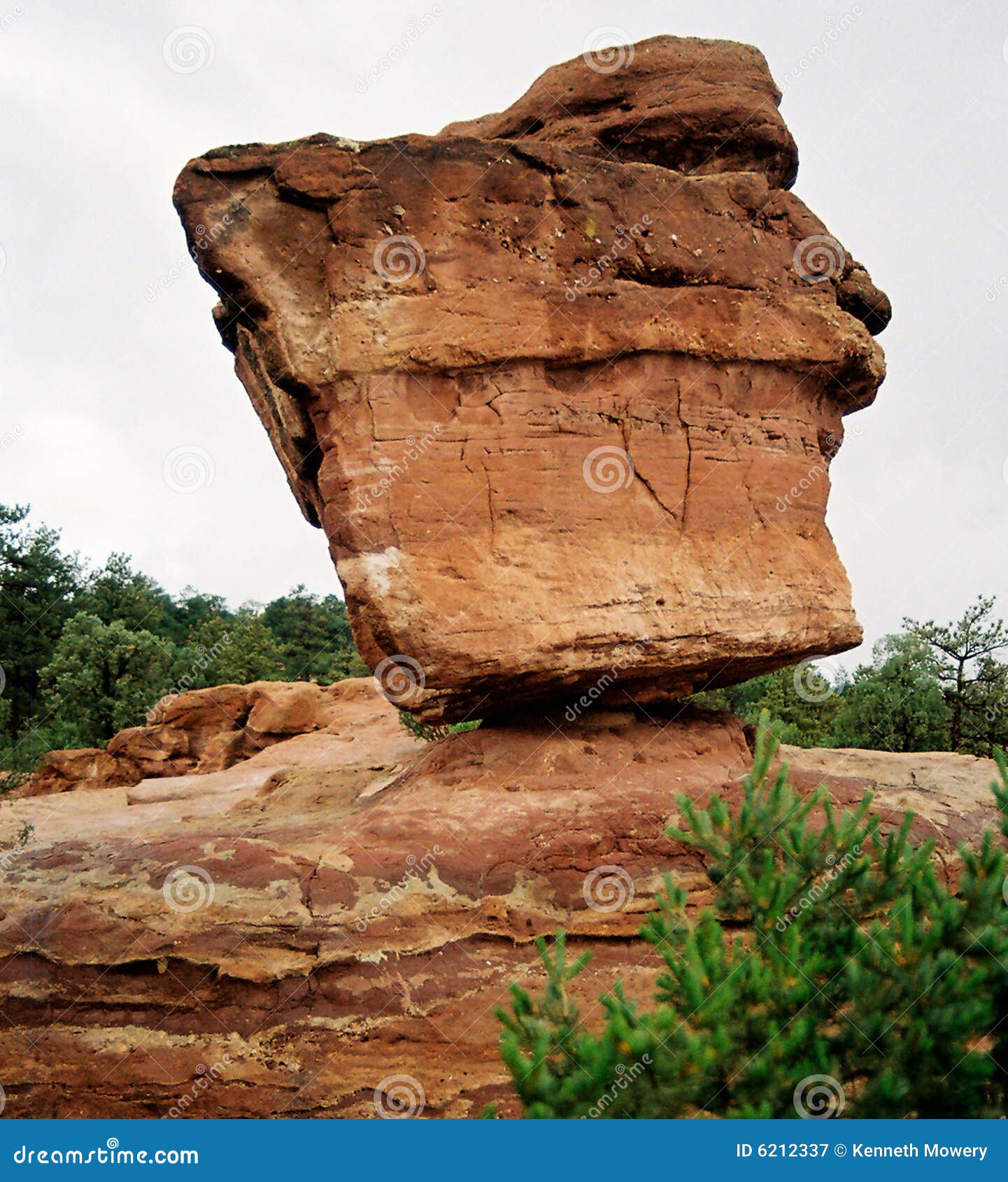 Balanced Rock Colorado stock image. Image of springs, nature - 6212337
