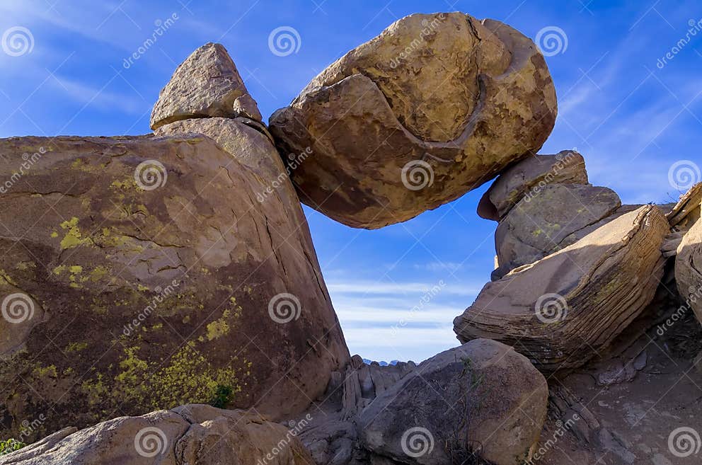 Balanced Rock Formation stock image. Image of texas, southwest - 29490347