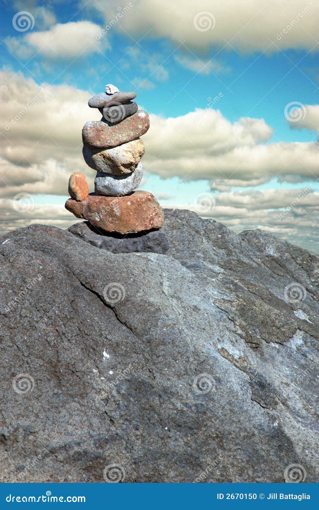 Balanced Rock Stack stock photo. Image of memorial, marks - 2670150