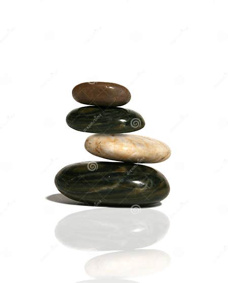 Balanced Rocks stock photo. Image of pebble, white, background - 975596
