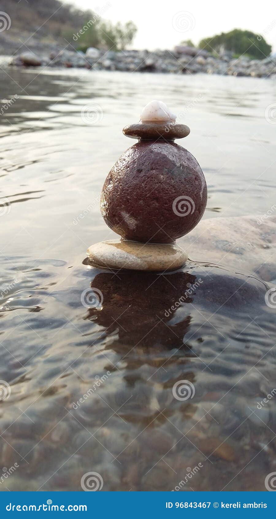 Balanced rocks stock image. Image of river, rocks, equilibrium - 96843467