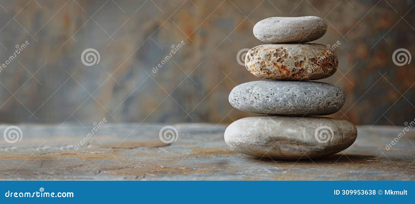 Balanced Rocks on Table stock photo. Image of stones - 309953638