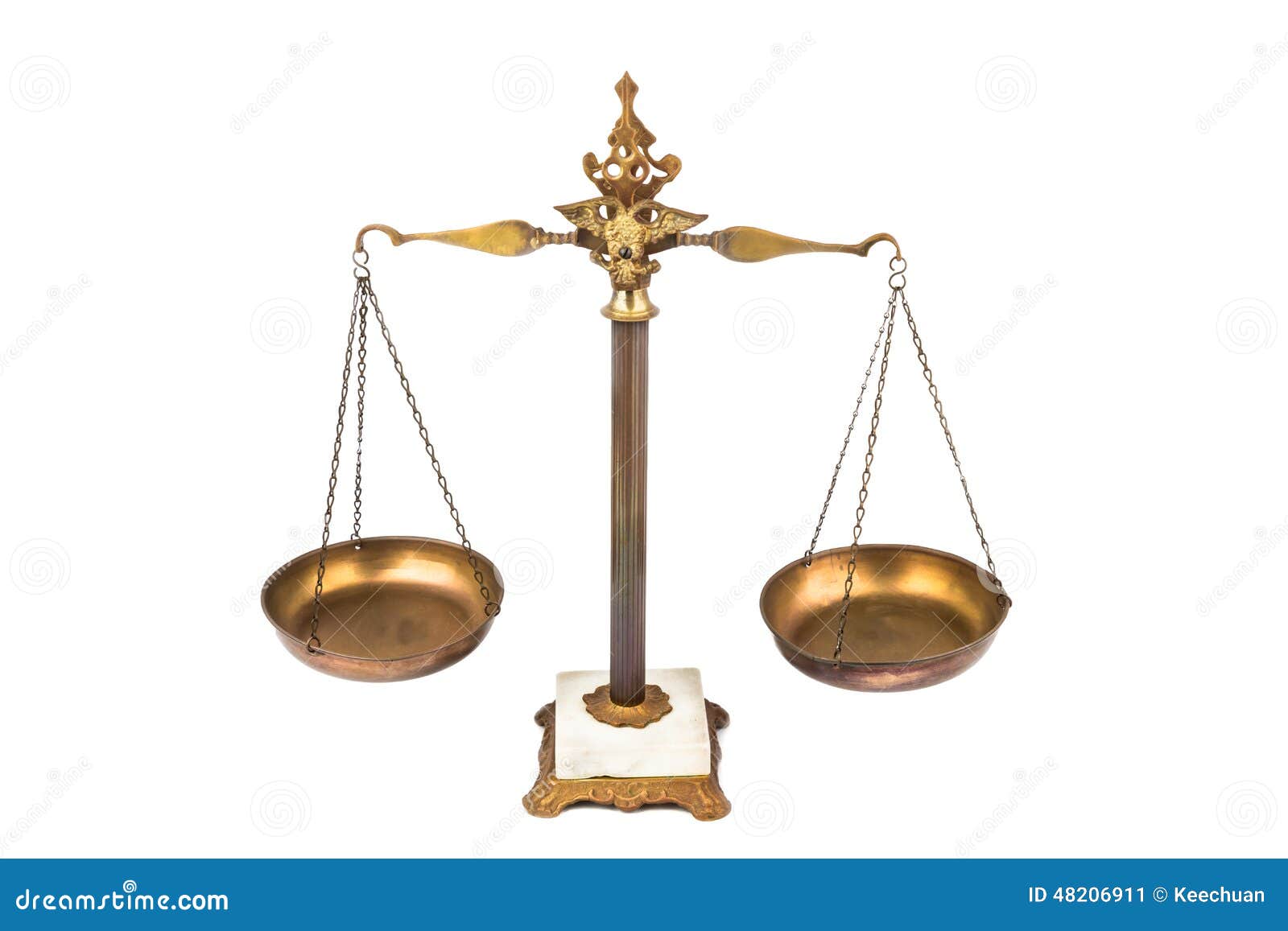 Balanced scale stock image. Image of justice, equal, icon - 48206911
