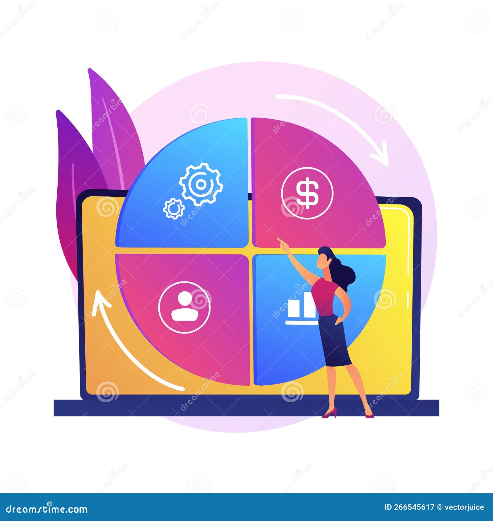 Balanced Scorecard Vector Concept Metaphor Stock Vector - Illustration ...