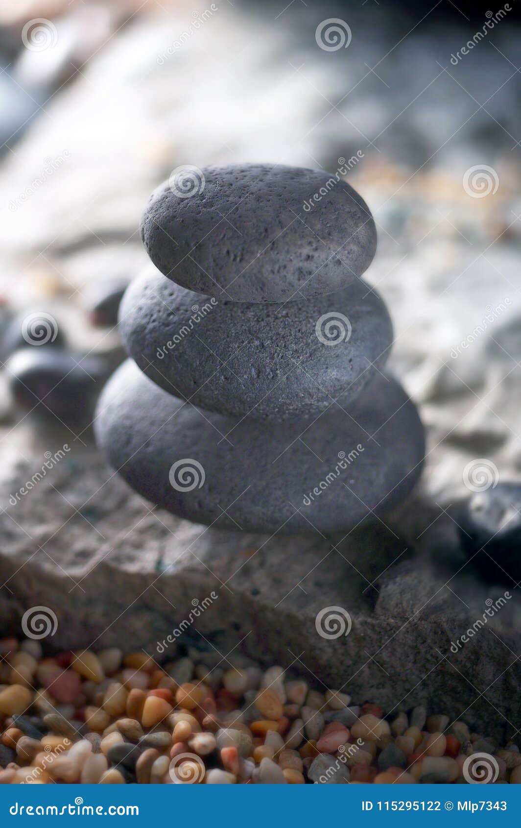 Balanced spa stones stock photo. Image of calm, round - 115295122