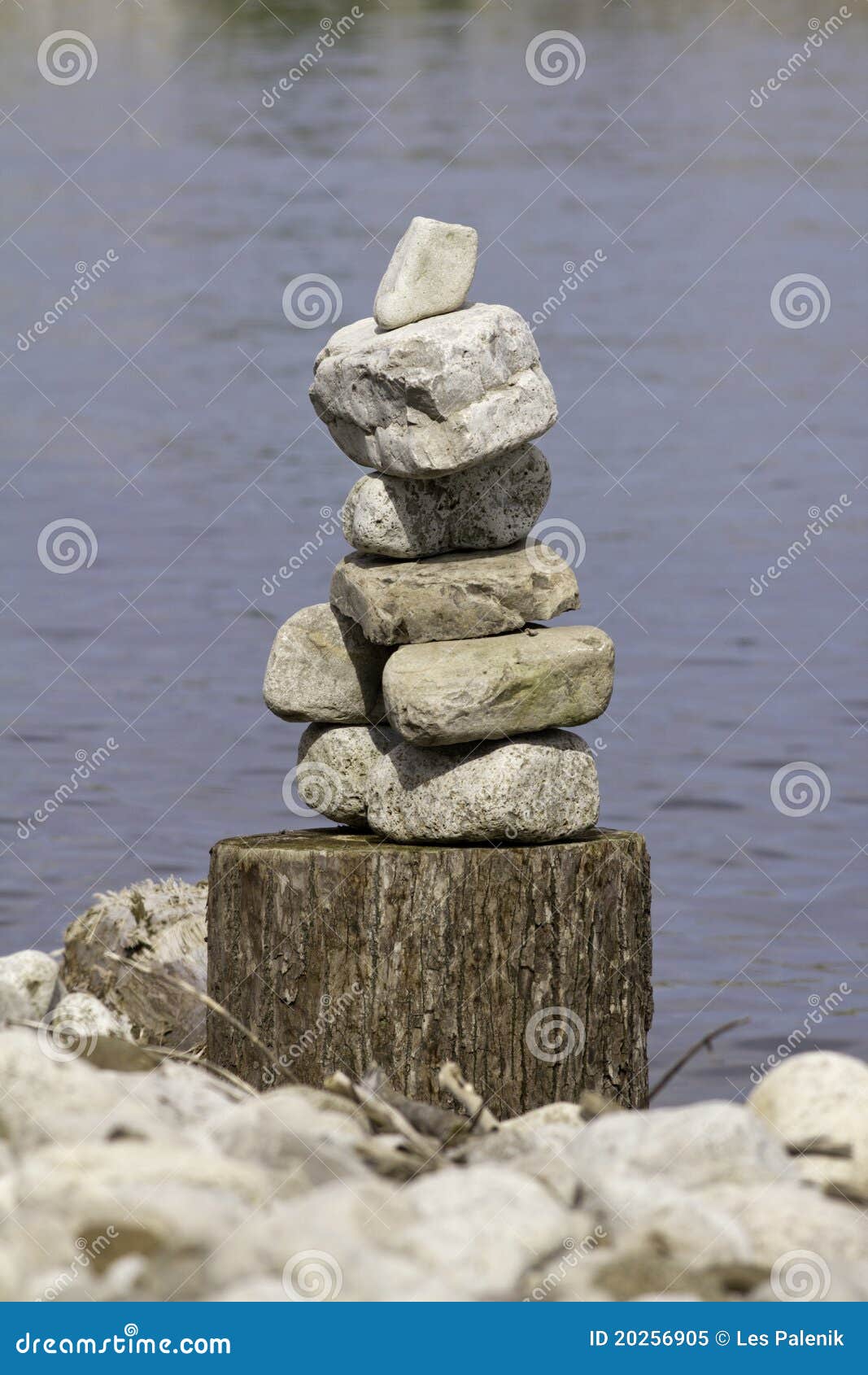 Balanced Stack of Rocks stock image. Image of smooth - 20256905