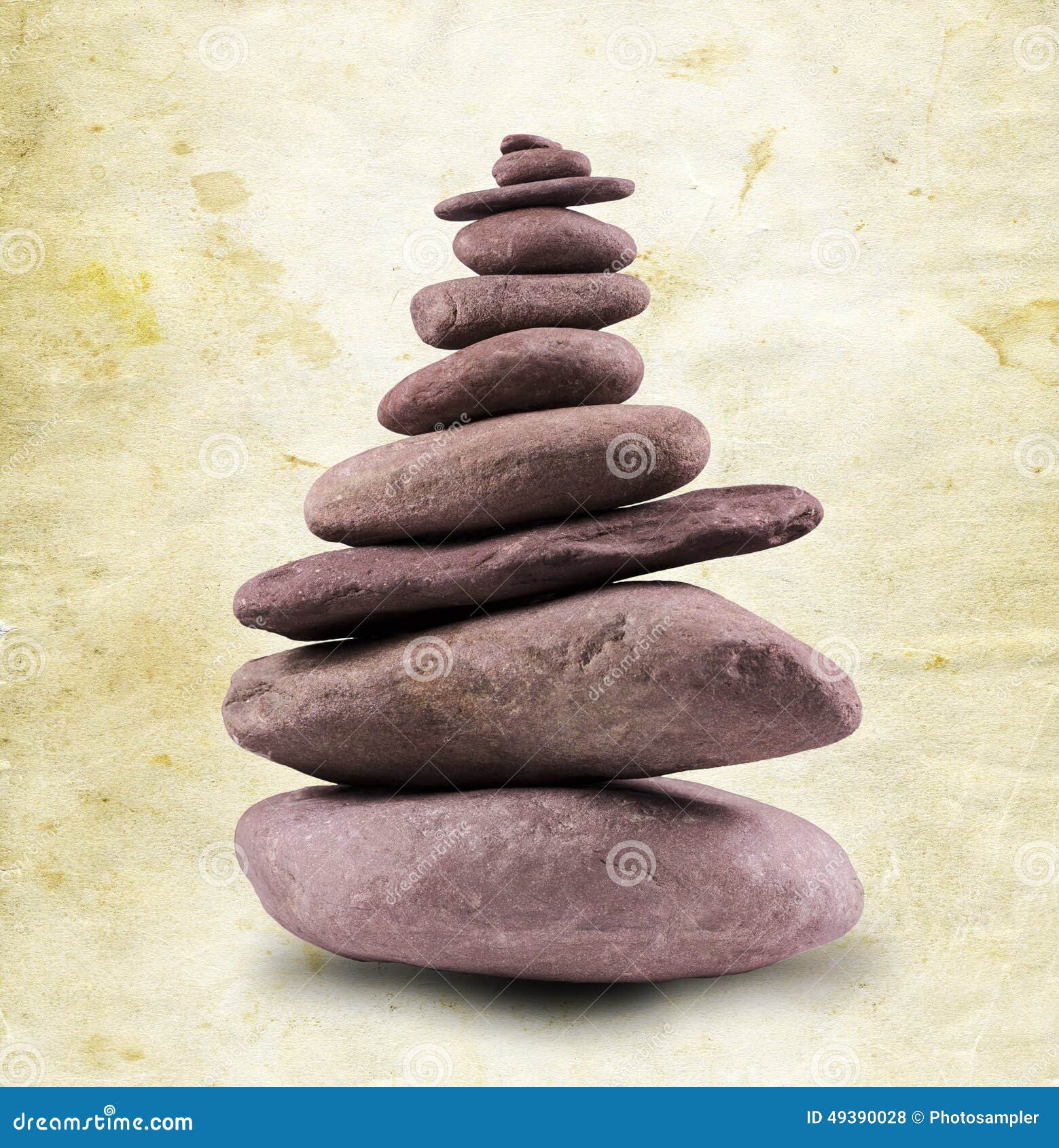 Balanced Stone Tower stock photo. Image of rock, health - 49390028