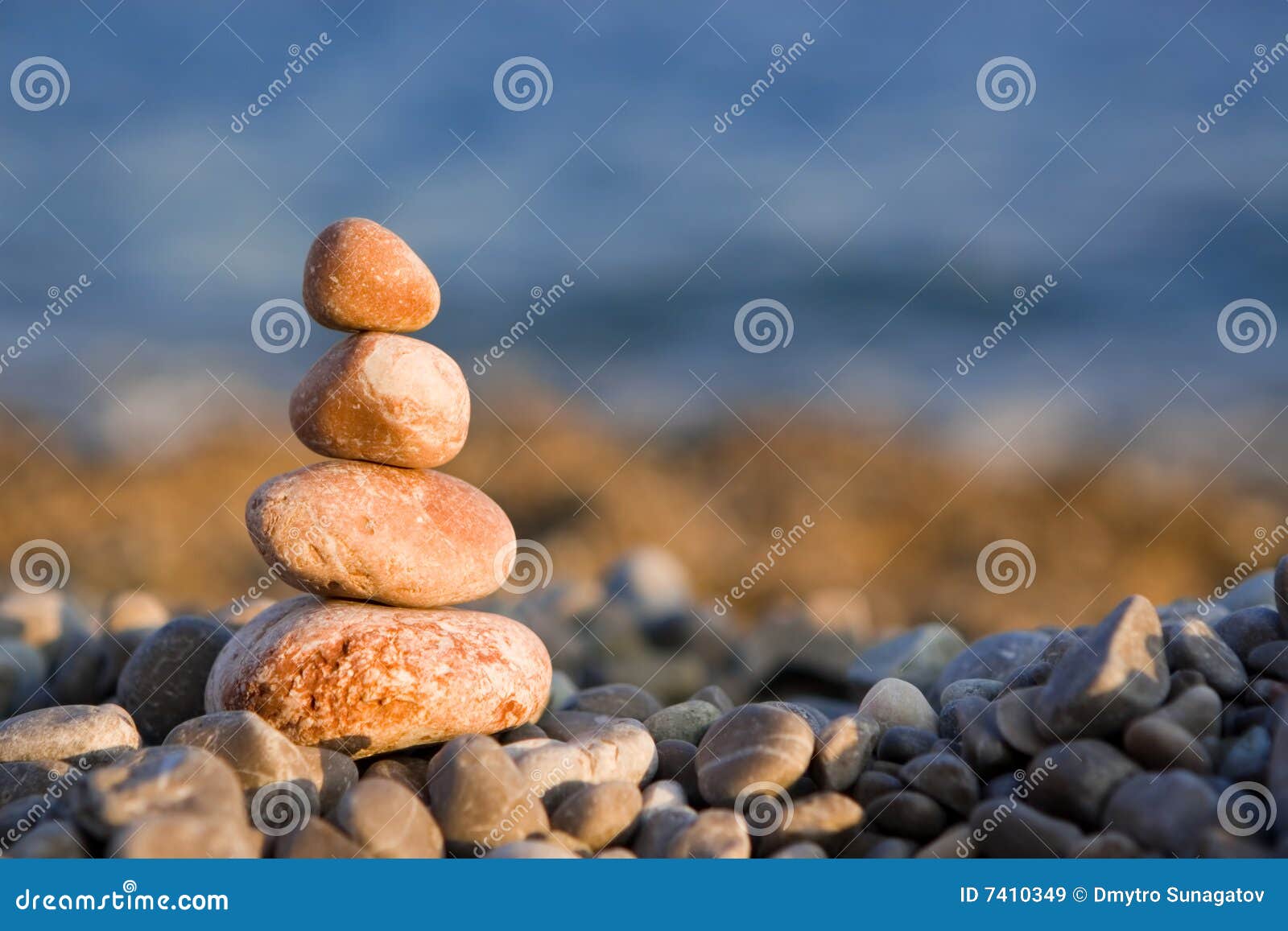 Balanced stones stock image. Image of stability, hill - 7410349