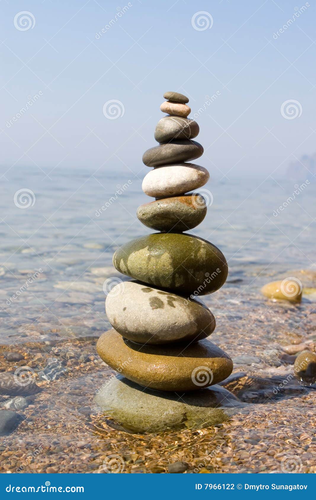 Balanced stones stock photo. Image of sand, hill, beach - 7966122