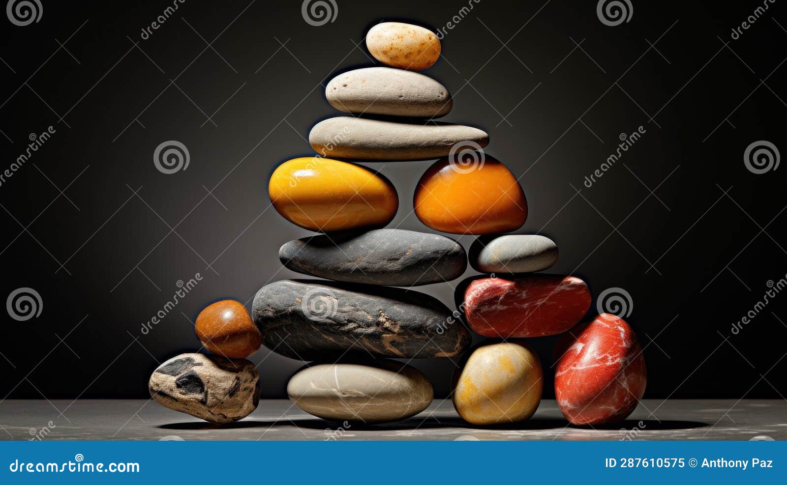 Balanced Stones: a Gravity-Defying Sculpture of Harmony. Generative AI ...