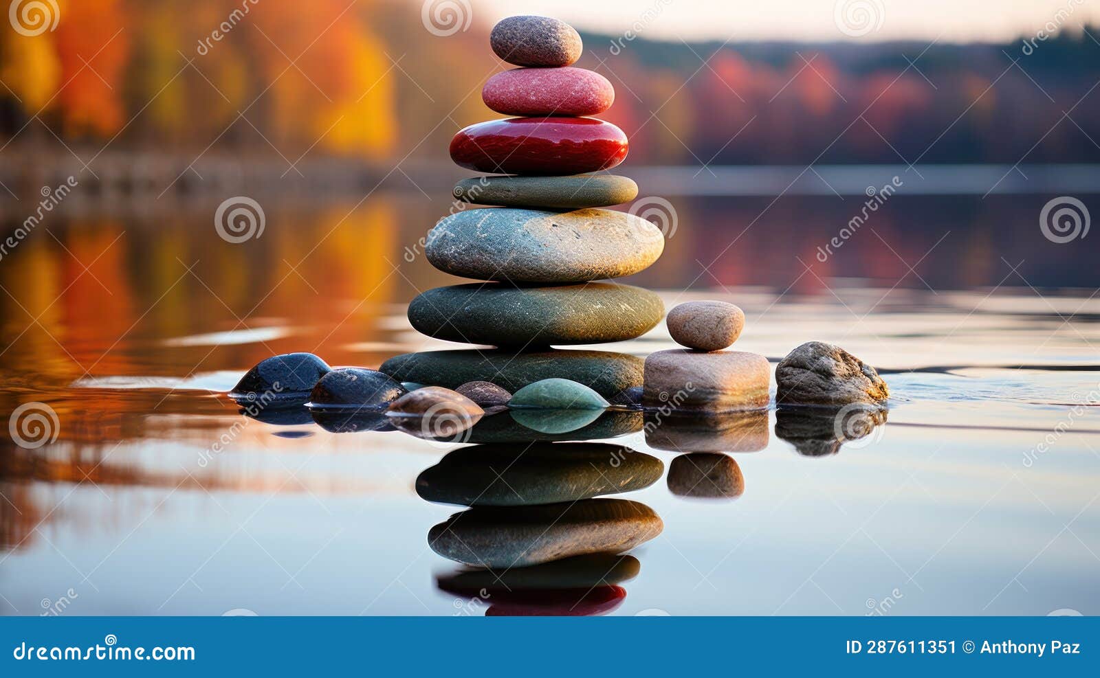 Balanced Stones: a Gravity-Defying Sculpture of Harmony. Generative AI ...