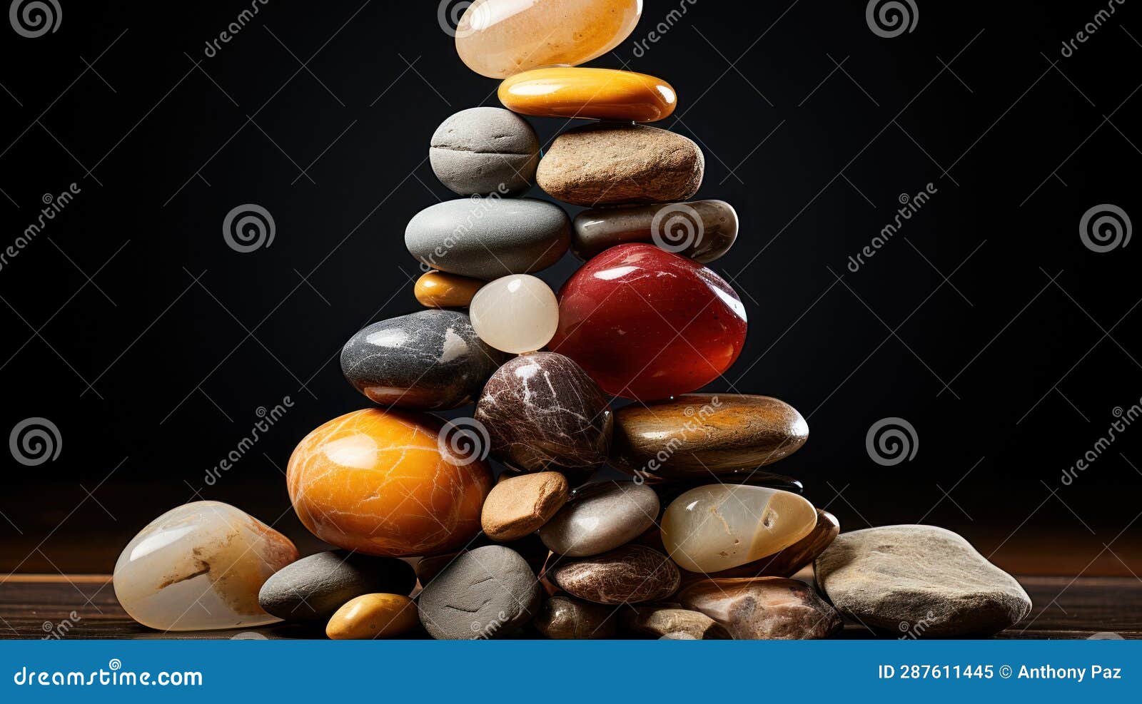 Balanced Stones: a Gravity-Defying Sculpture of Harmony. Generative AI ...