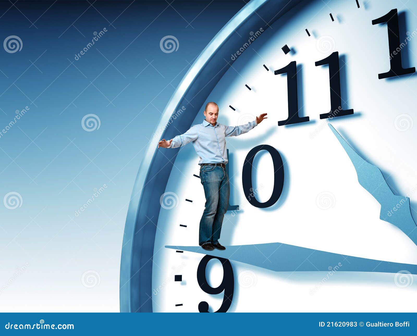 Balanced time stock illustration. Illustration of balance - 21620983