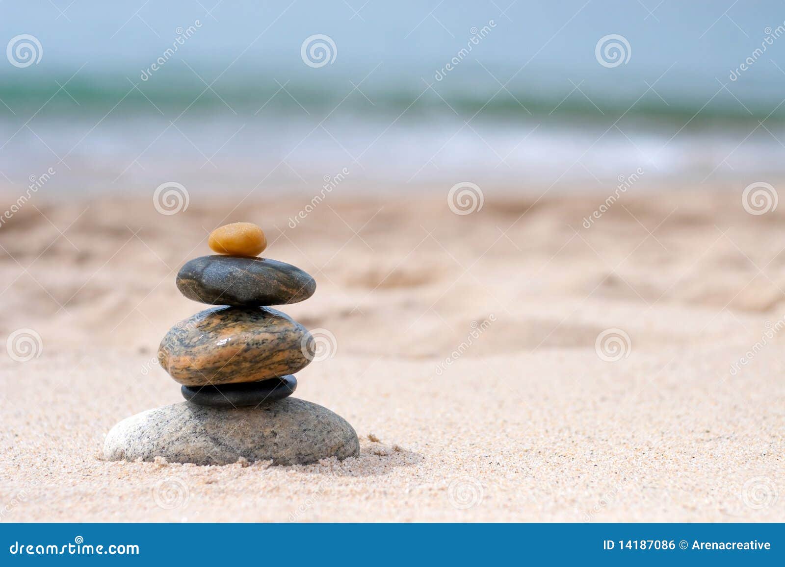 Balanced Zen Rocks stock photo. Image of closeup, sand - 14187086