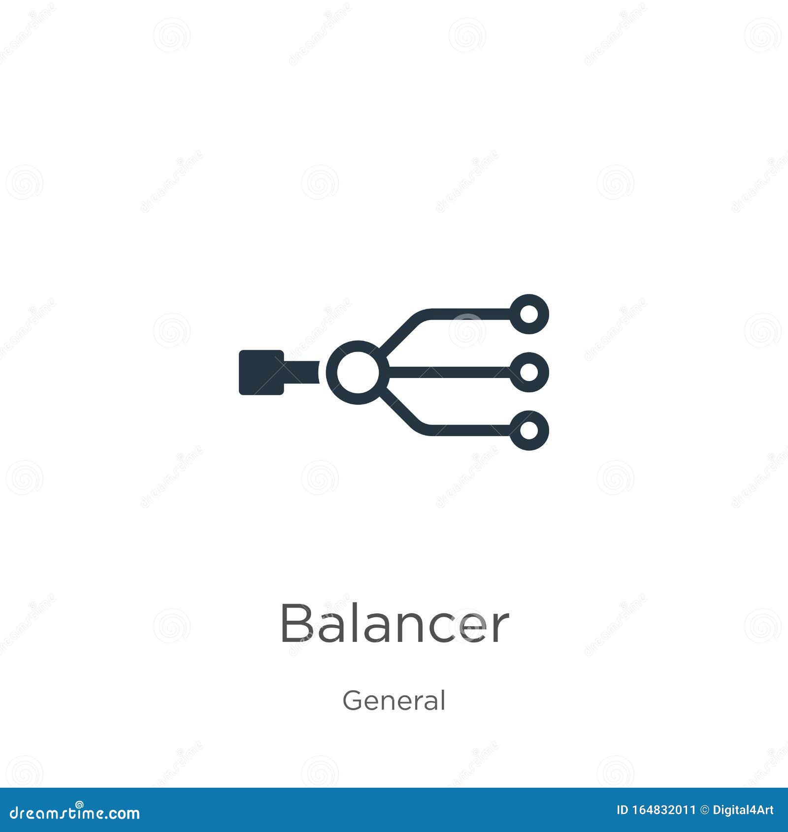 Balancer Icon Vector. Trendy Flat Balancer Icon from General Collection ...