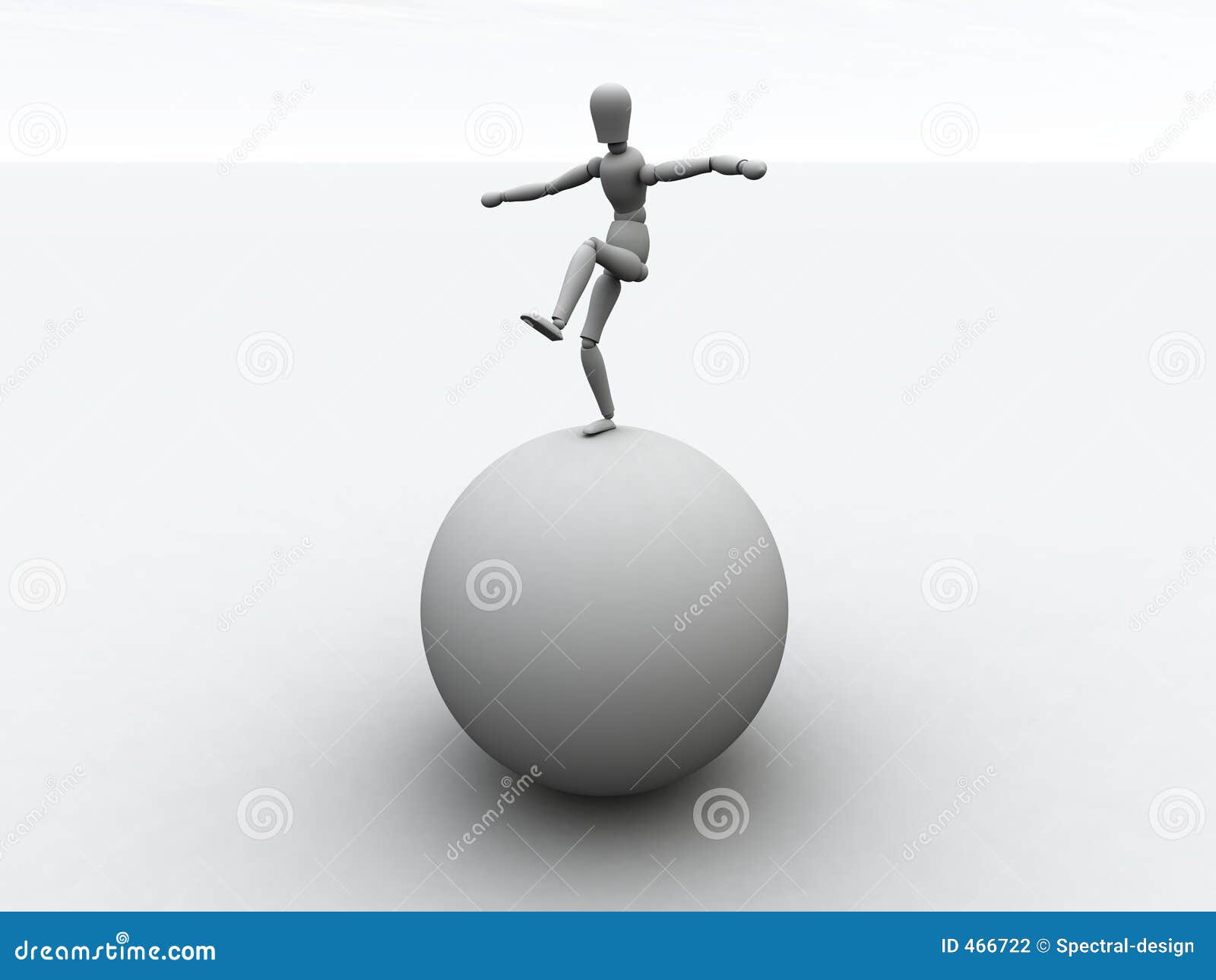 Balancing 1 stock illustration. Illustration of balance - 466722