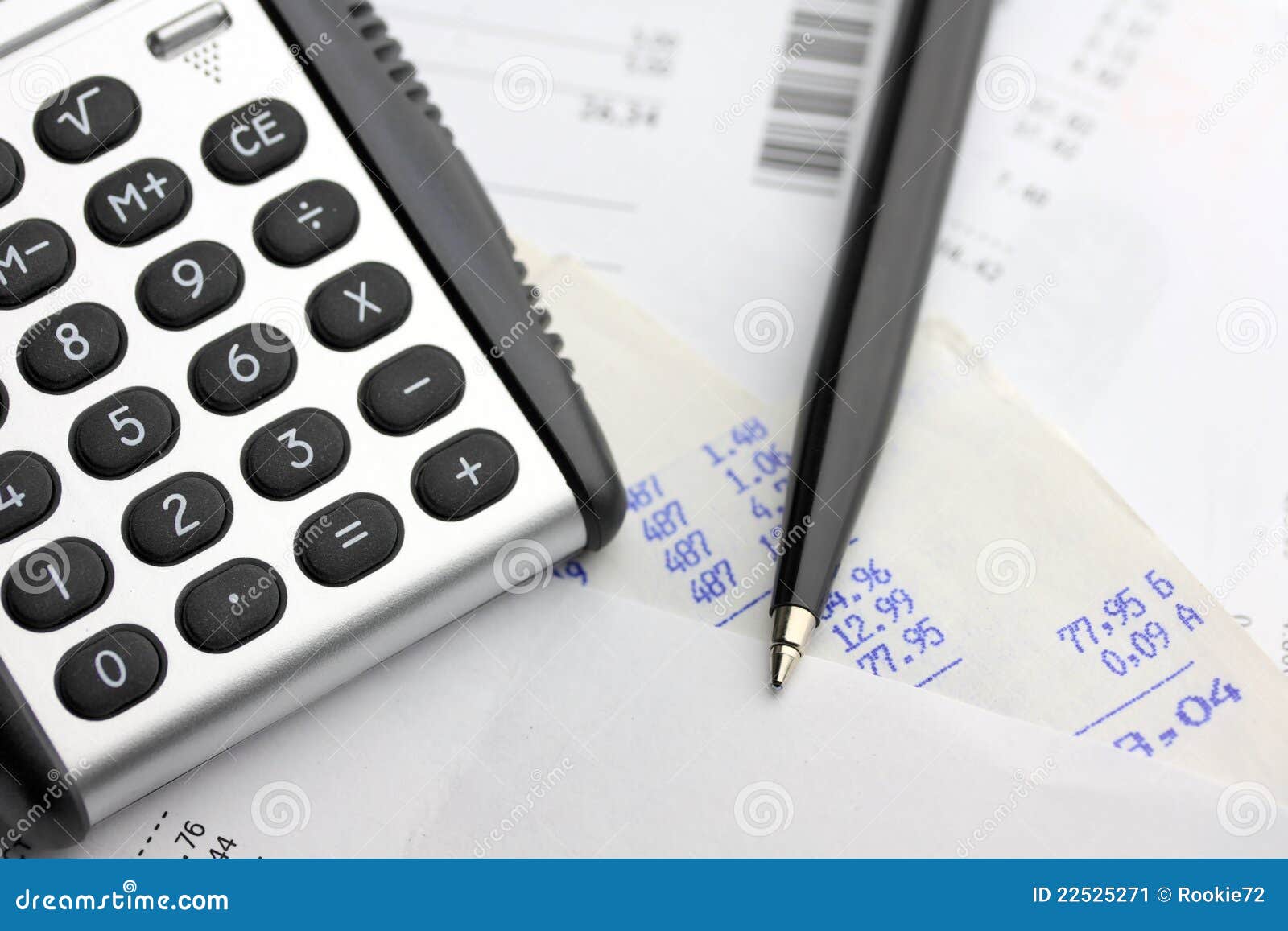 Balancing the Accounts stock image. Image of expenses - 22525271