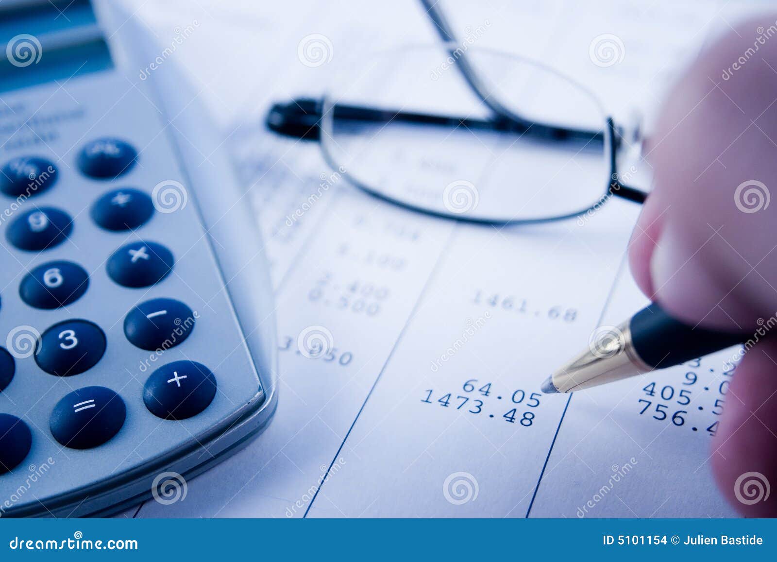 Balancing the Accounts stock photo. Image of figures, counting - 5101154