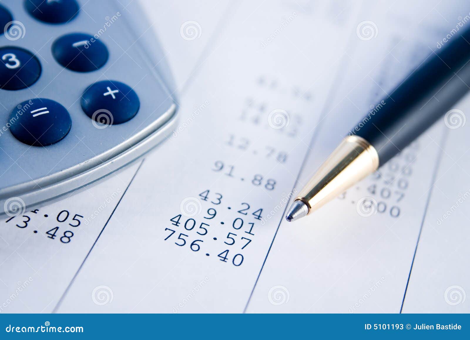 Balancing the Accounts stock image. Image of counting - 5101193