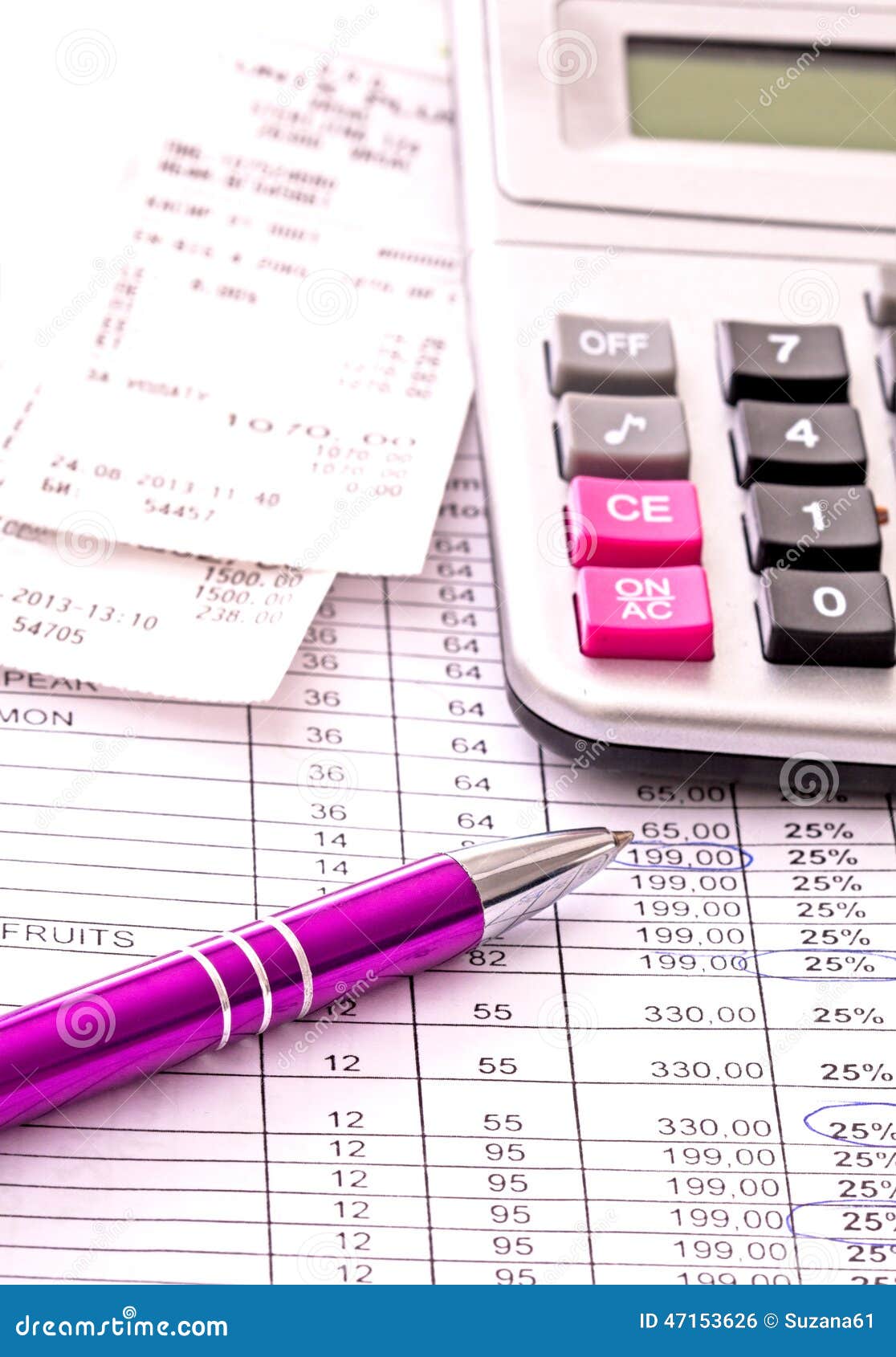 Balancing the accounts stock photo. Image of balancing - 47153626