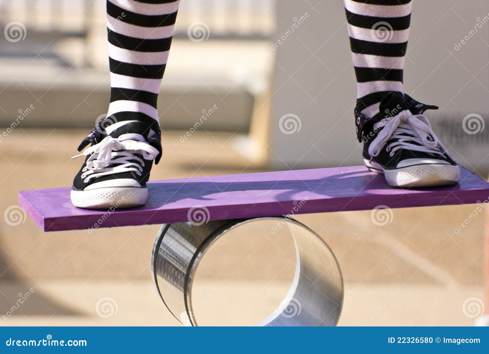 Balancing Act stock photo. Image of socks, white, tied - 22326580