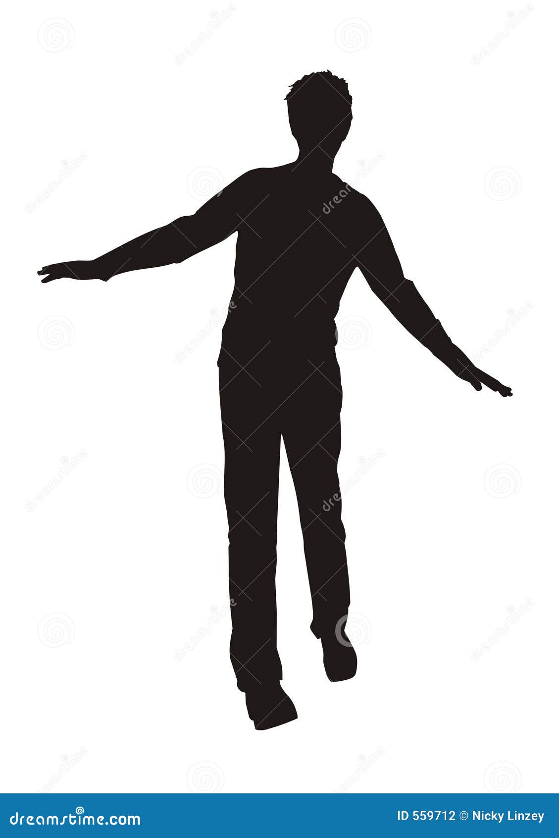 Balancing act stock vector. Illustration of walking, balance - 559712