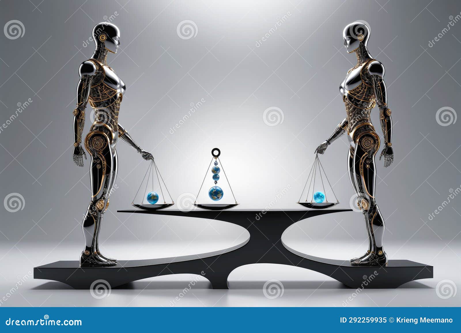 Balancing AI Advancements and Ethics, an Artistic Interpretation, AI ...