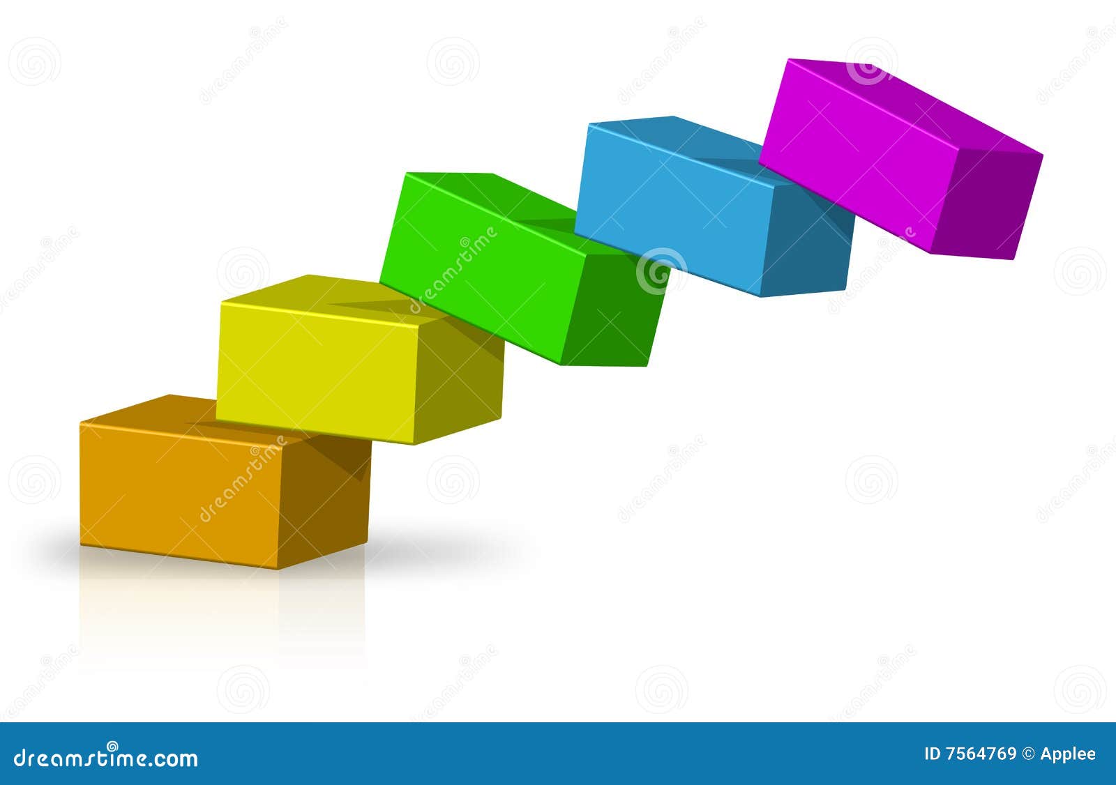 BALANCING boxes stock vector. Illustration of games, balanced - 7564769