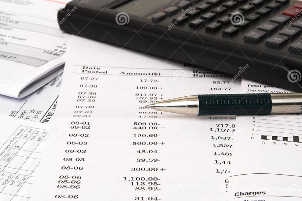 Balancing checkbook stock photo. Image of green, income - 3153546