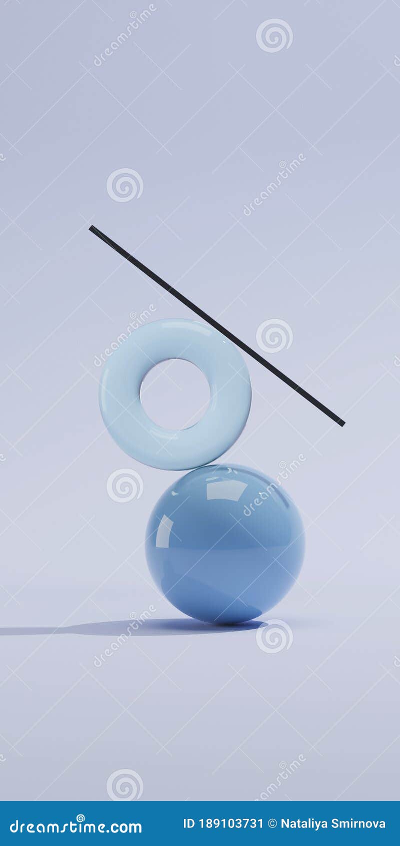 Balancing Composition from Figures Stock Illustration - Illustration of ...