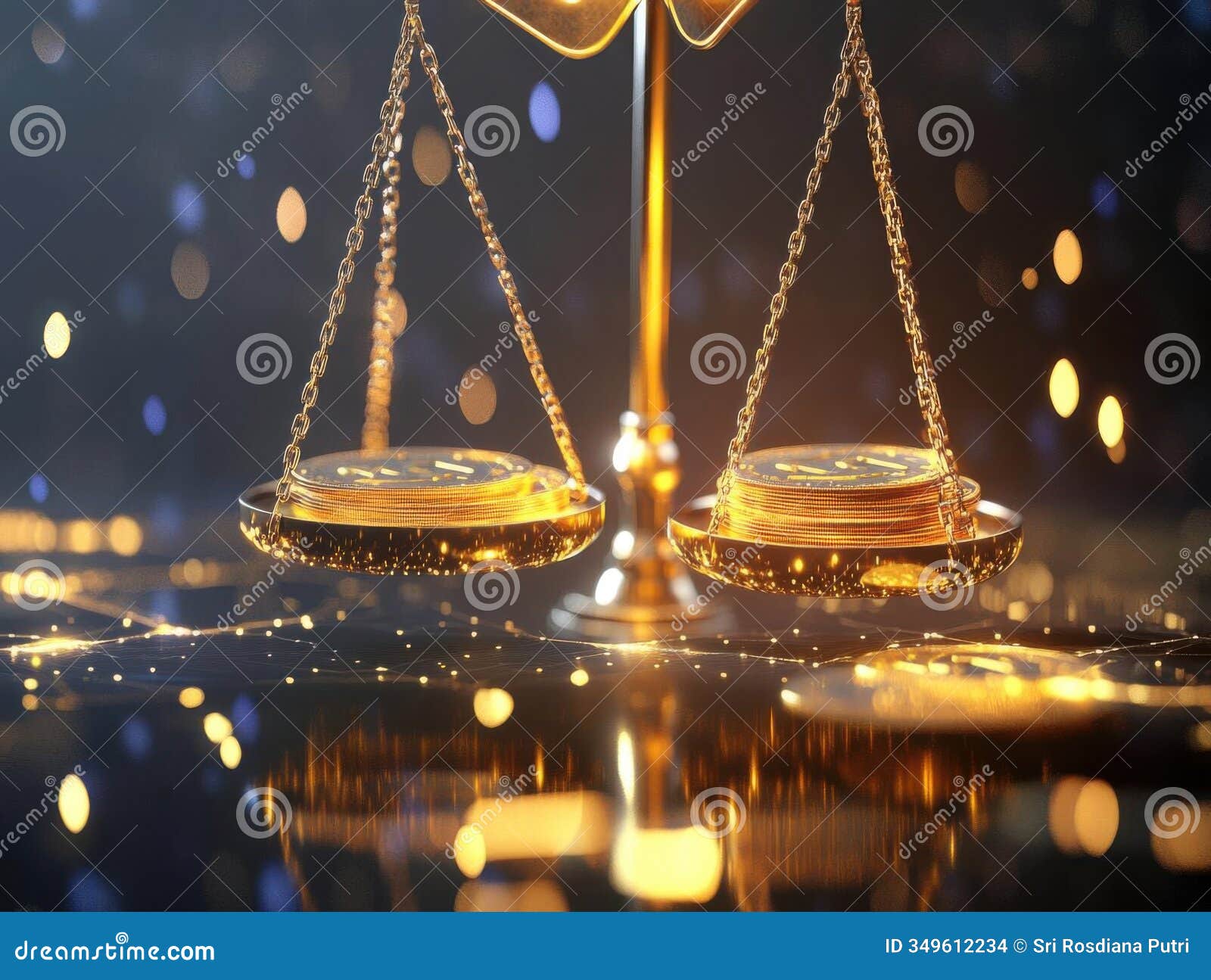 Balancing Digital Assets, a Visual Metaphor for Cryptocurrency Stock ...