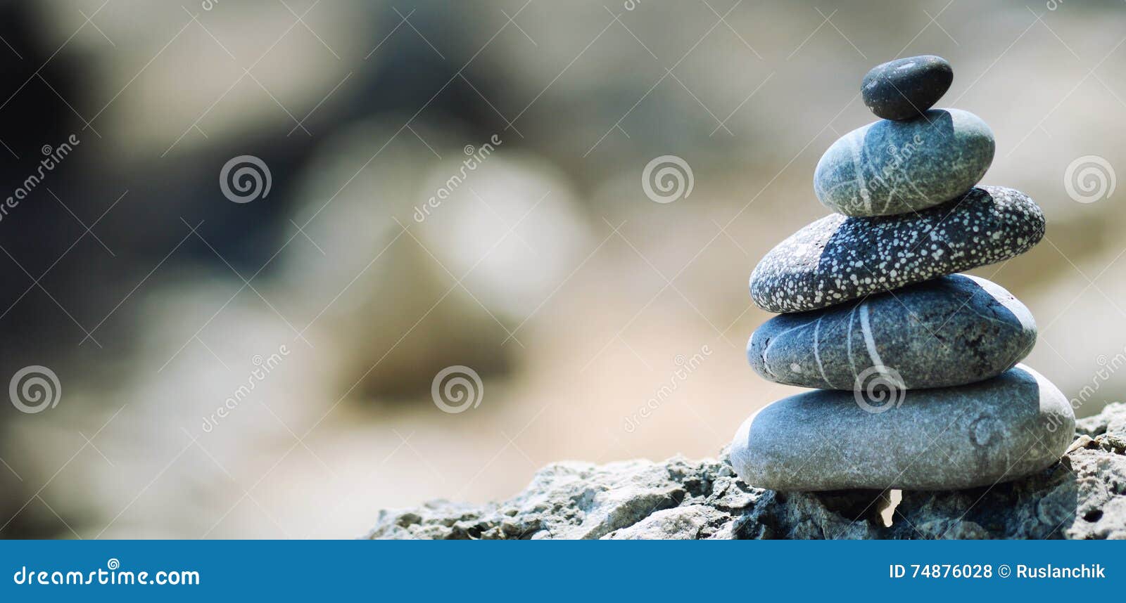 Balancing pebble stones stock photo. Image of tower, concept - 74876028