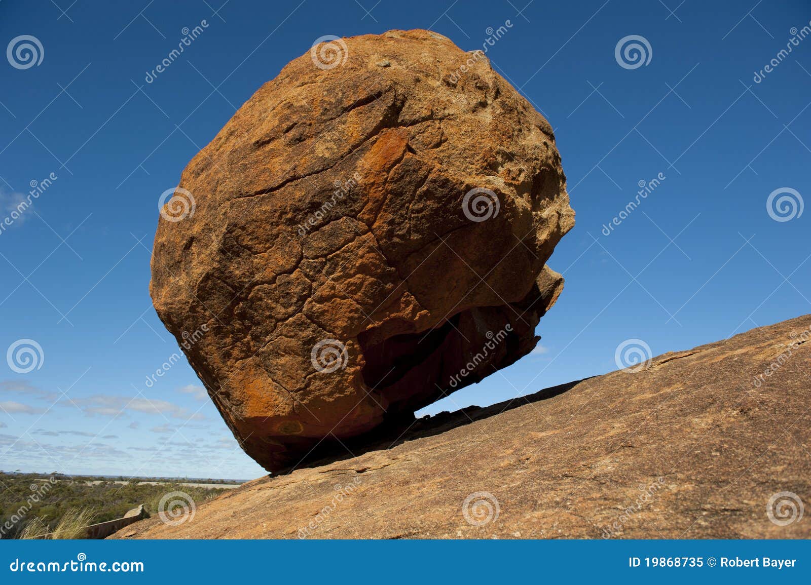 Balancing Rock stock image. Image of rock, boulder, landscape - 19868735