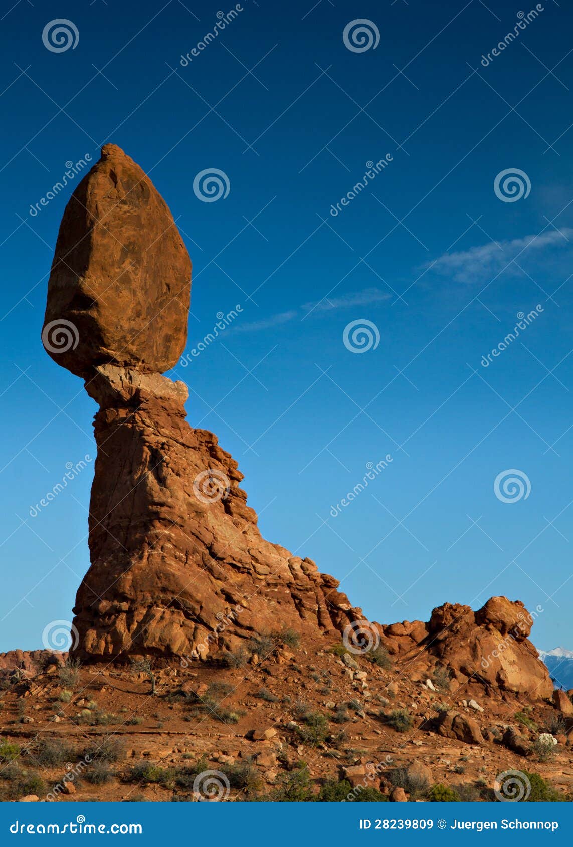The balancing rock stock image. Image of utah, rock, desert - 28239809