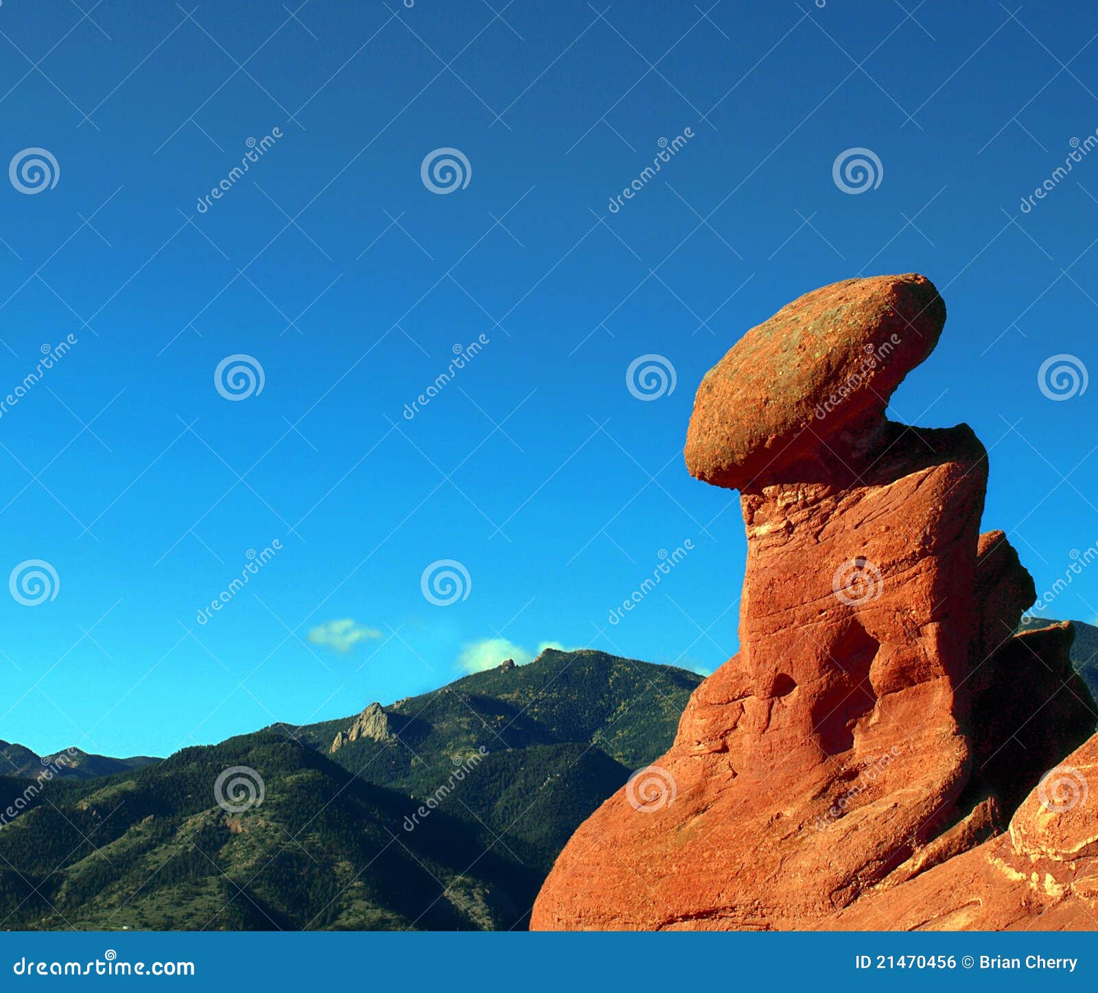 Balancing Rock Formation stock photo. Image of mountains - 21470456