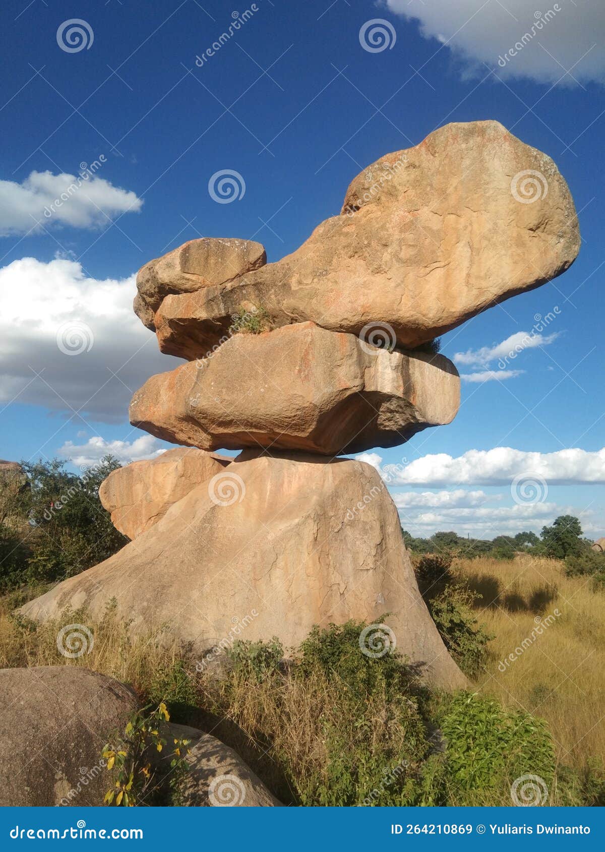 Balancing Rock, Harare, Zimbabwe Stock Image - Image of ancient ...