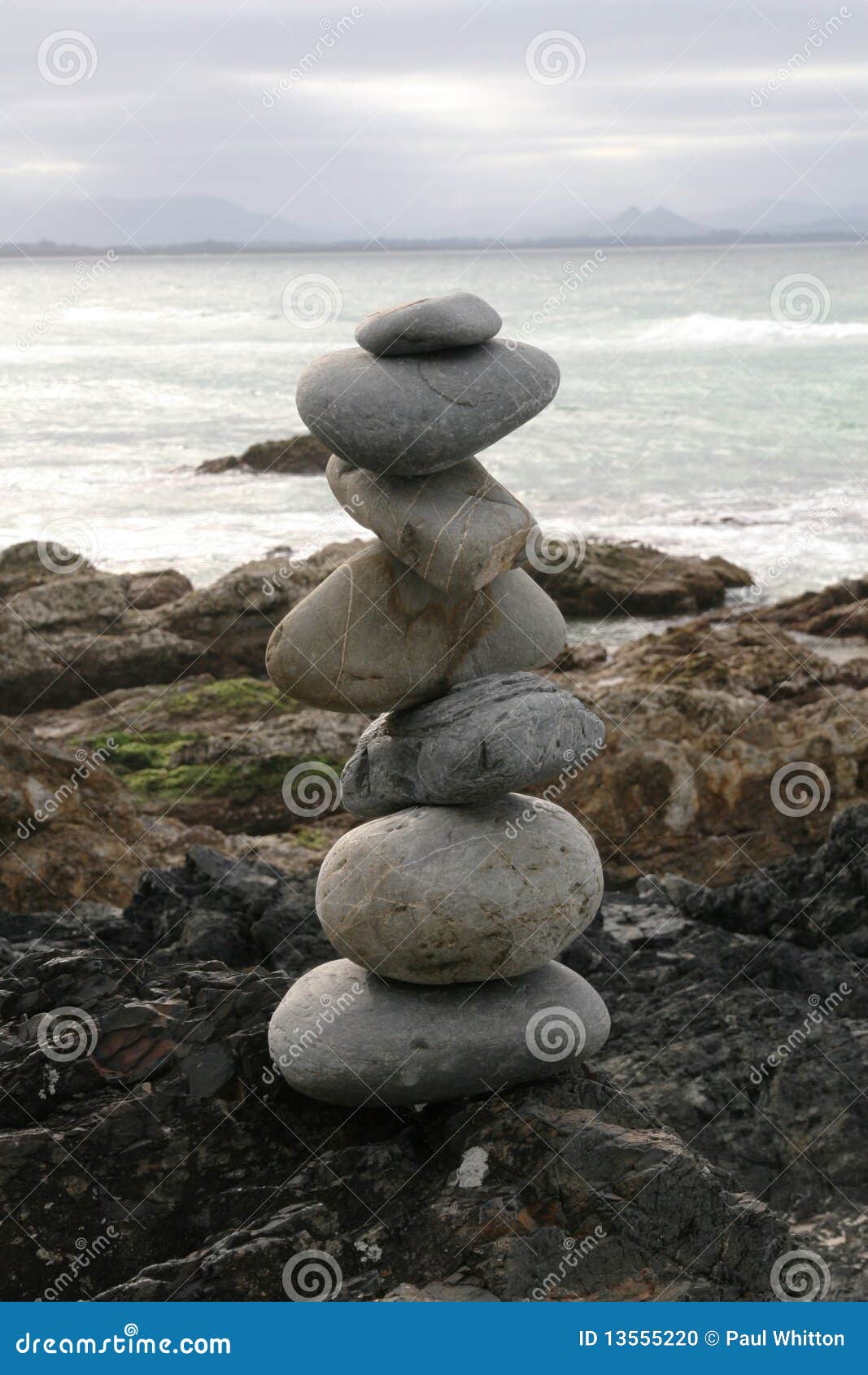 Balancing rocks stock photo. Image of balancing, ocean - 13555220