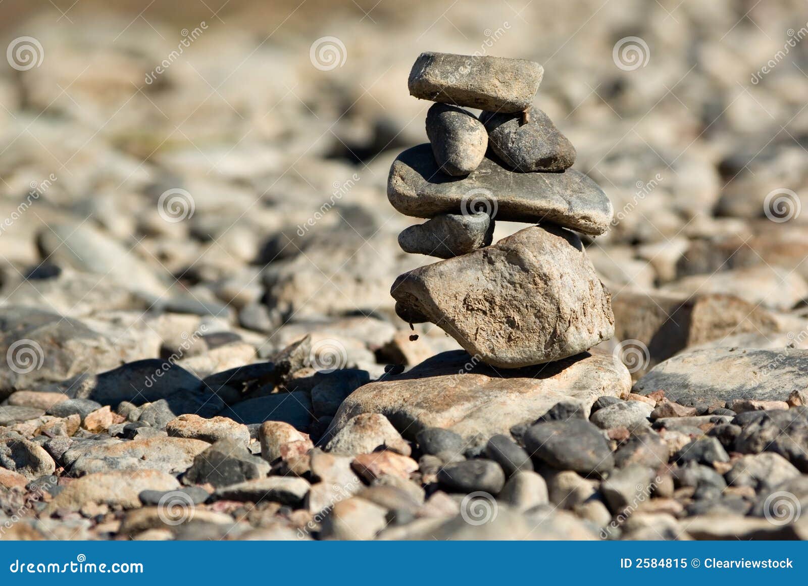Balancing rocks stock image. Image of balanced, stacked - 2584815