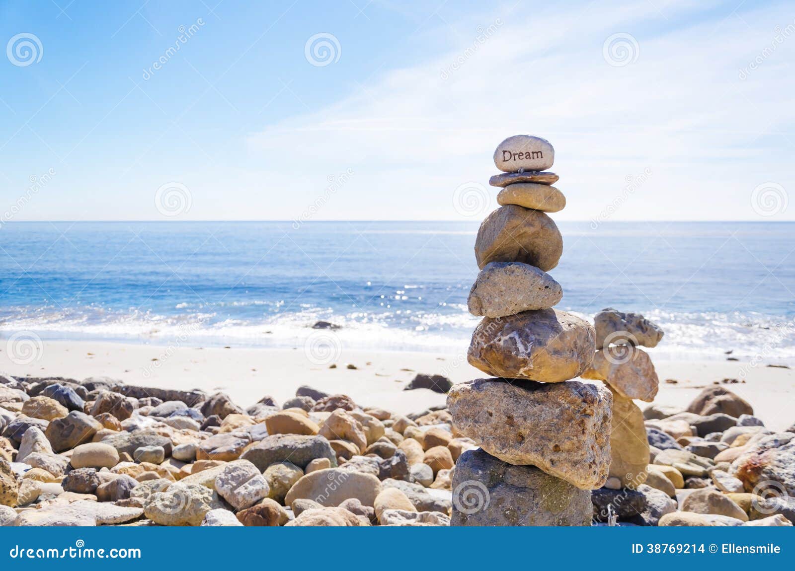 Balancing rocks stock photo. Image of nature, dream, seascape - 38769214