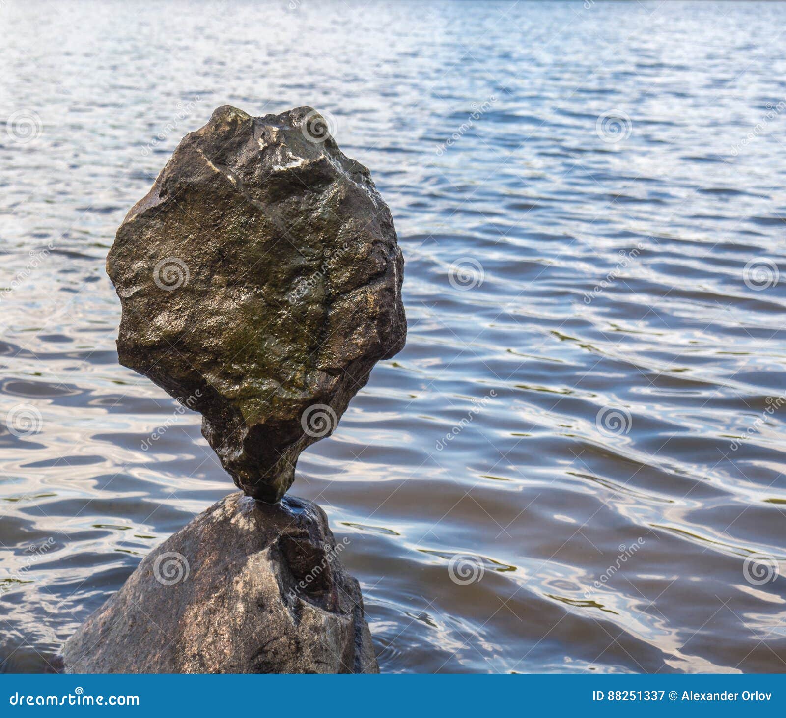 Balancing stone stock image. Image of install, resistance - 88251337