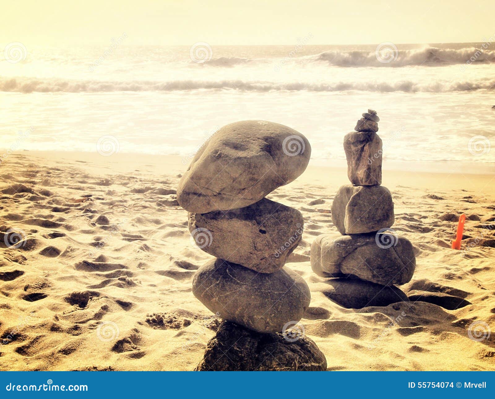 Balancing Stone at the Beach Stock Photo - Image of weather, coast ...