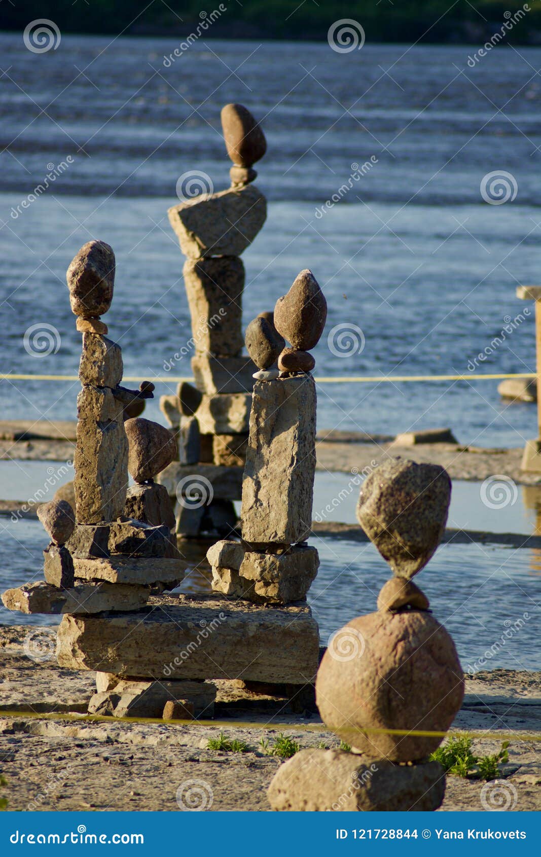 Balancing stones stock photo. Image of stones, landscape - 121728844