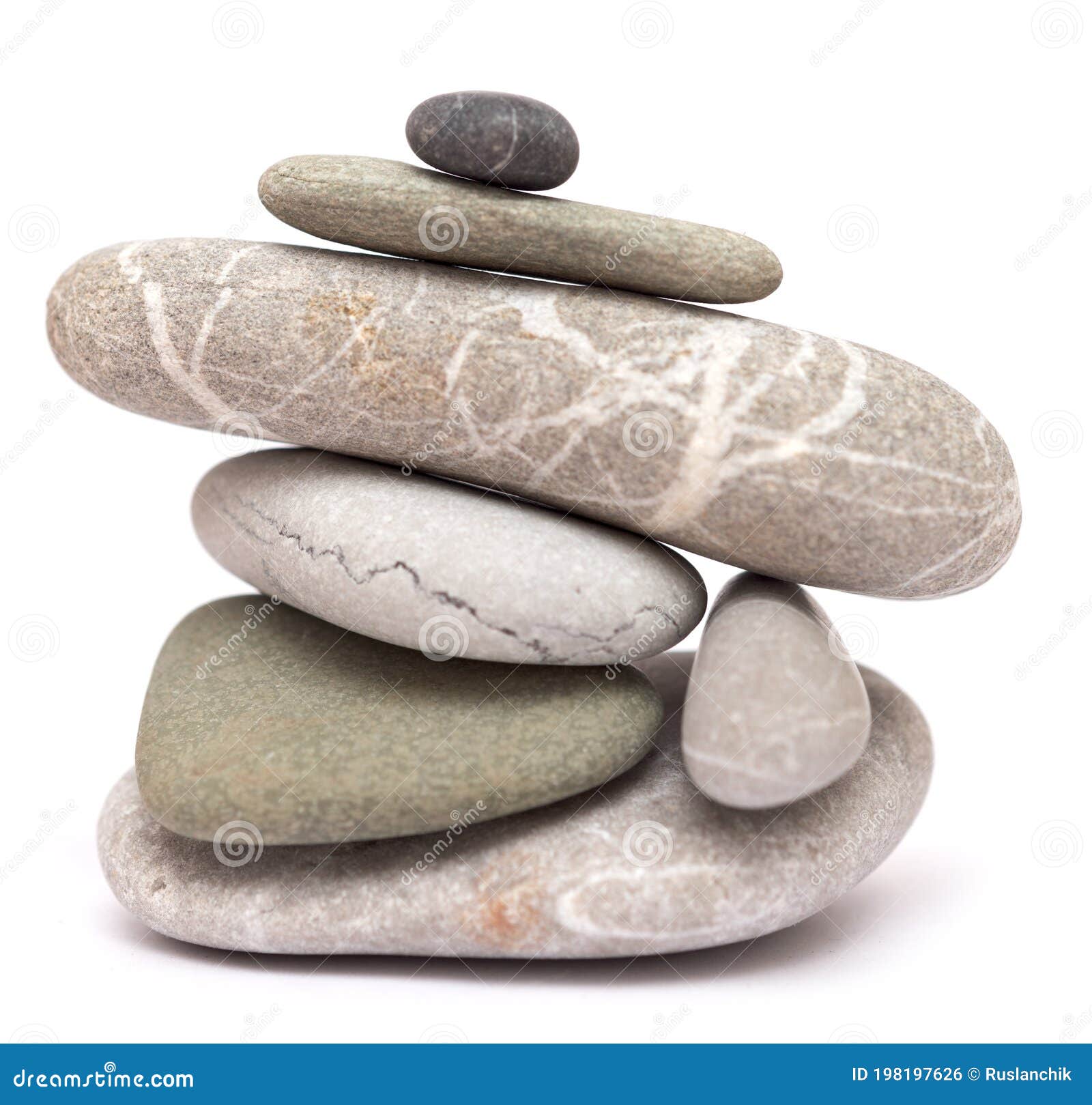 Balancing stones stock photo. Image of peace, isolated - 198197626