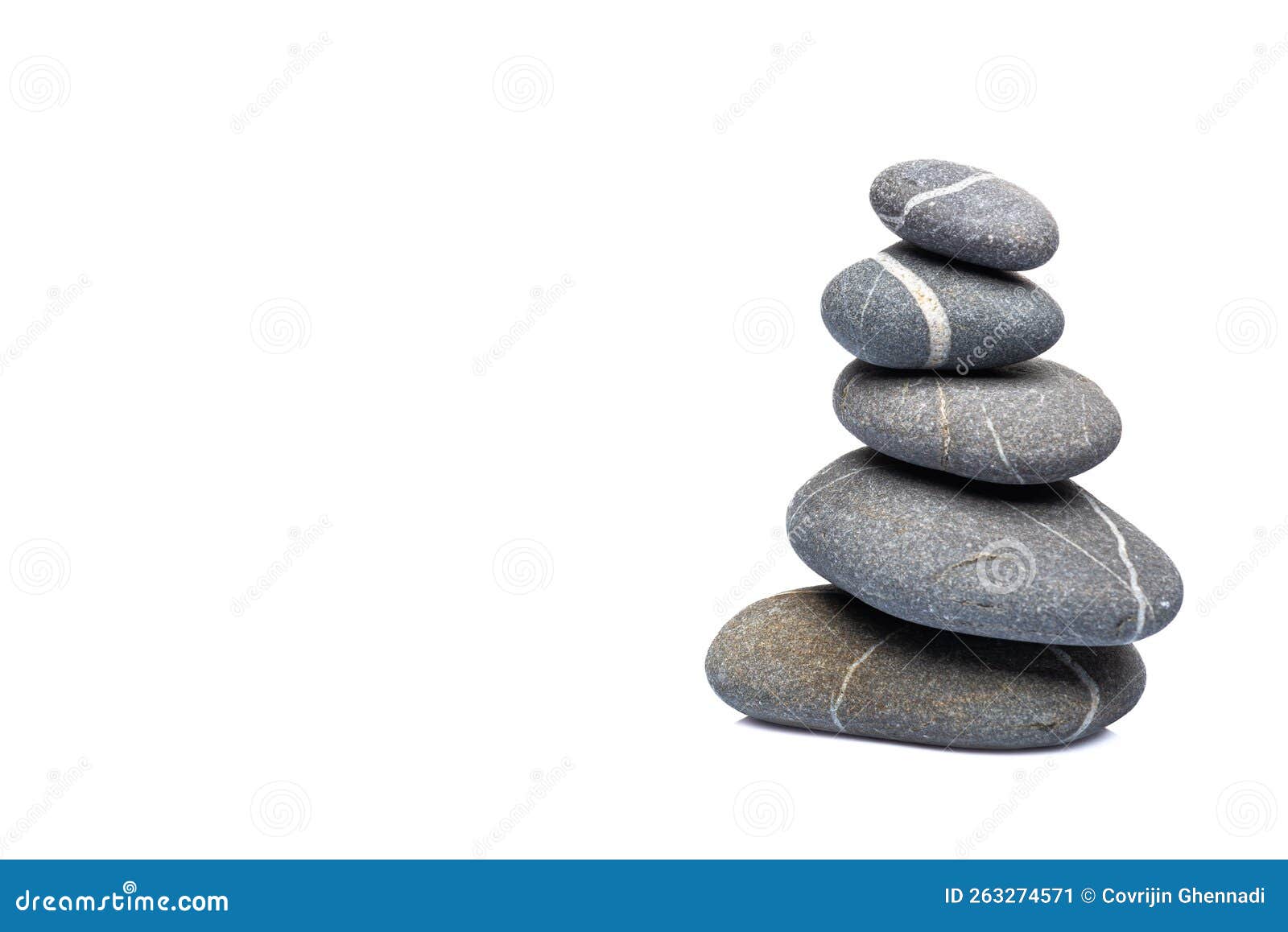 Balancing Stones. Isolated on White Background Stock Image - Image of ...