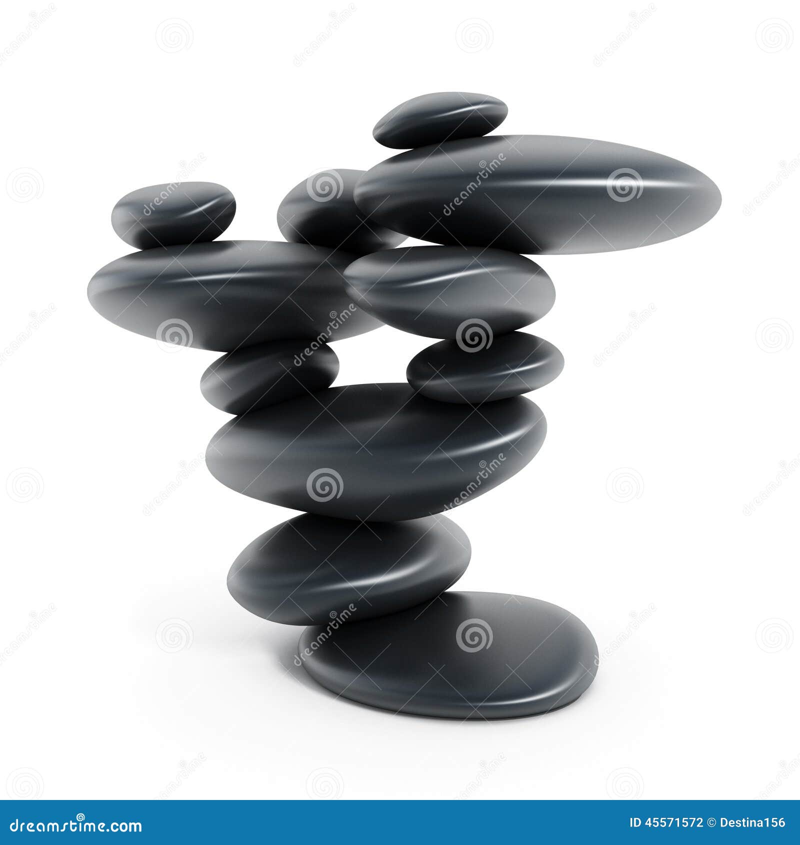 Balancing stones stock illustration. Illustration of balancing - 45571572