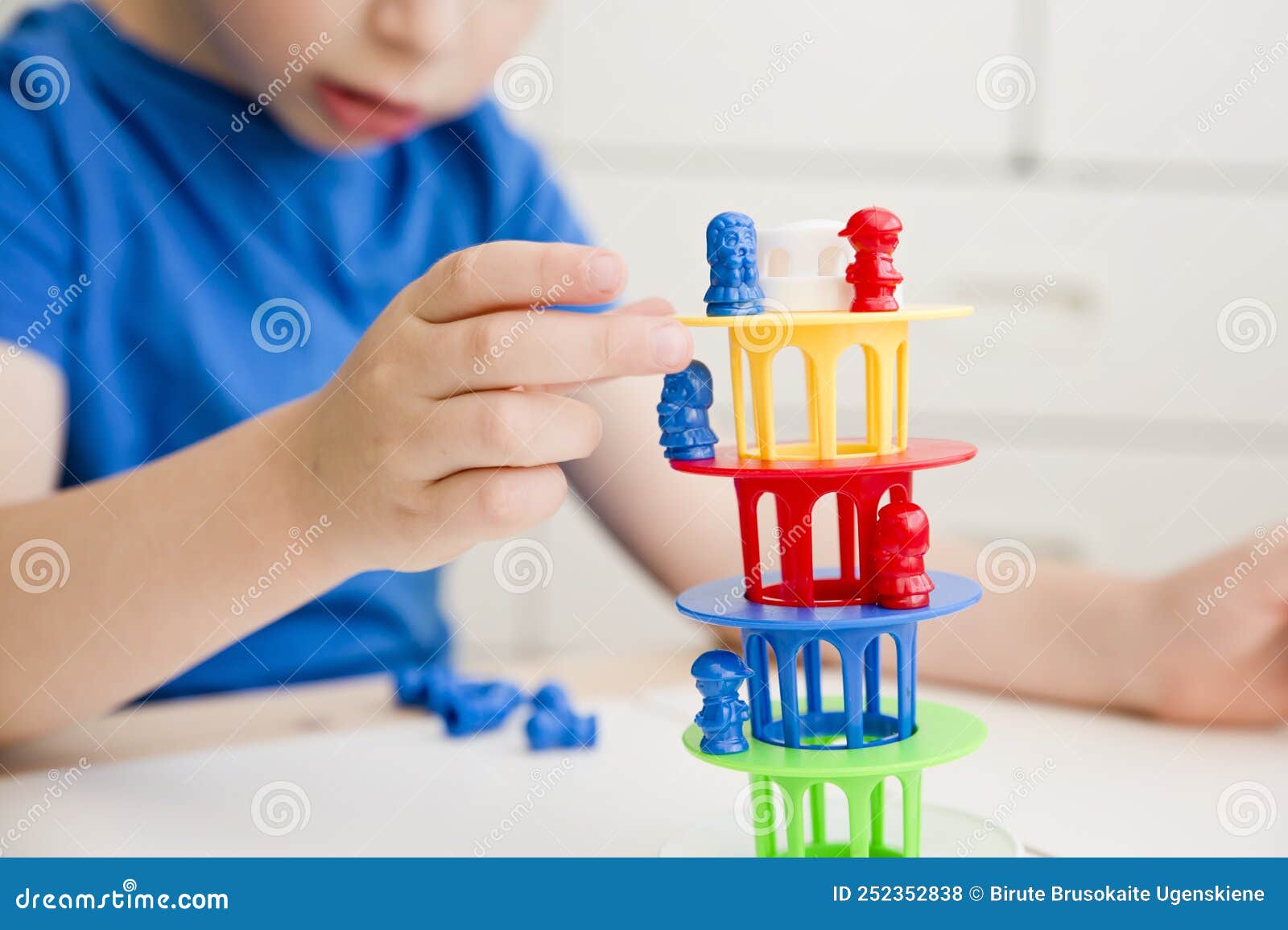 Balancing Table Game for Kids. Stock Photo - Image of leisure ...