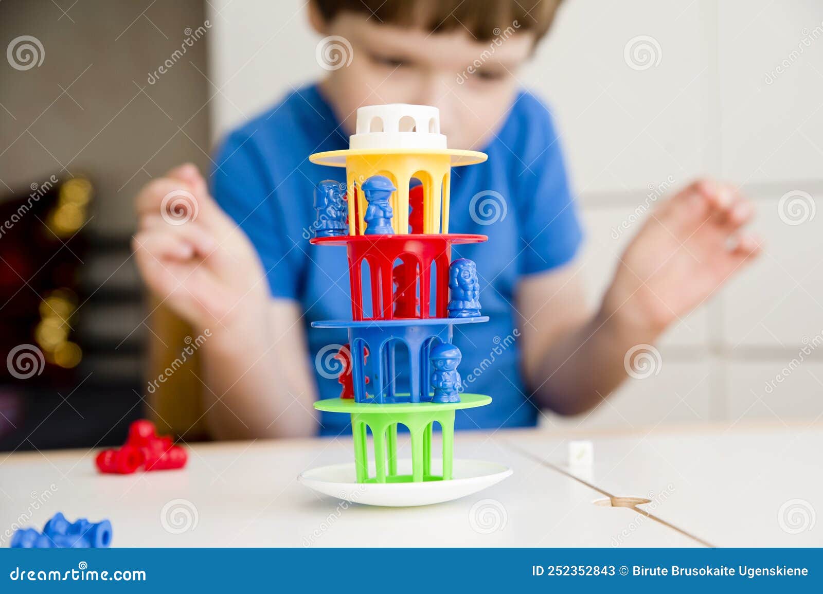 Balancing Table Game for Kids. Stock Image - Image of entertainment ...