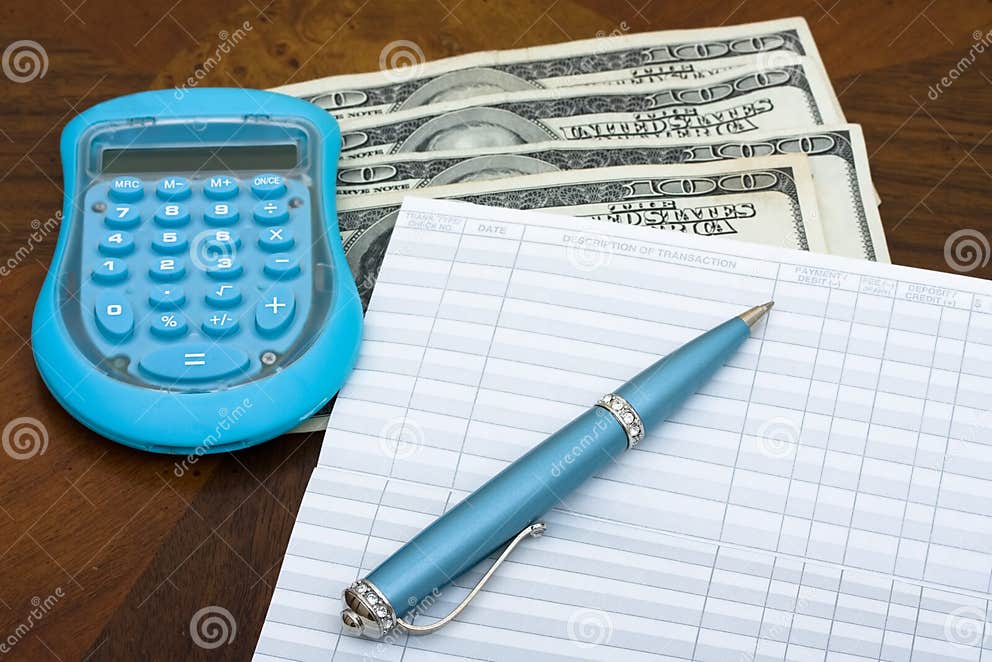 Balancing Your Cheque Book stock photo. Image of balance - 10629044