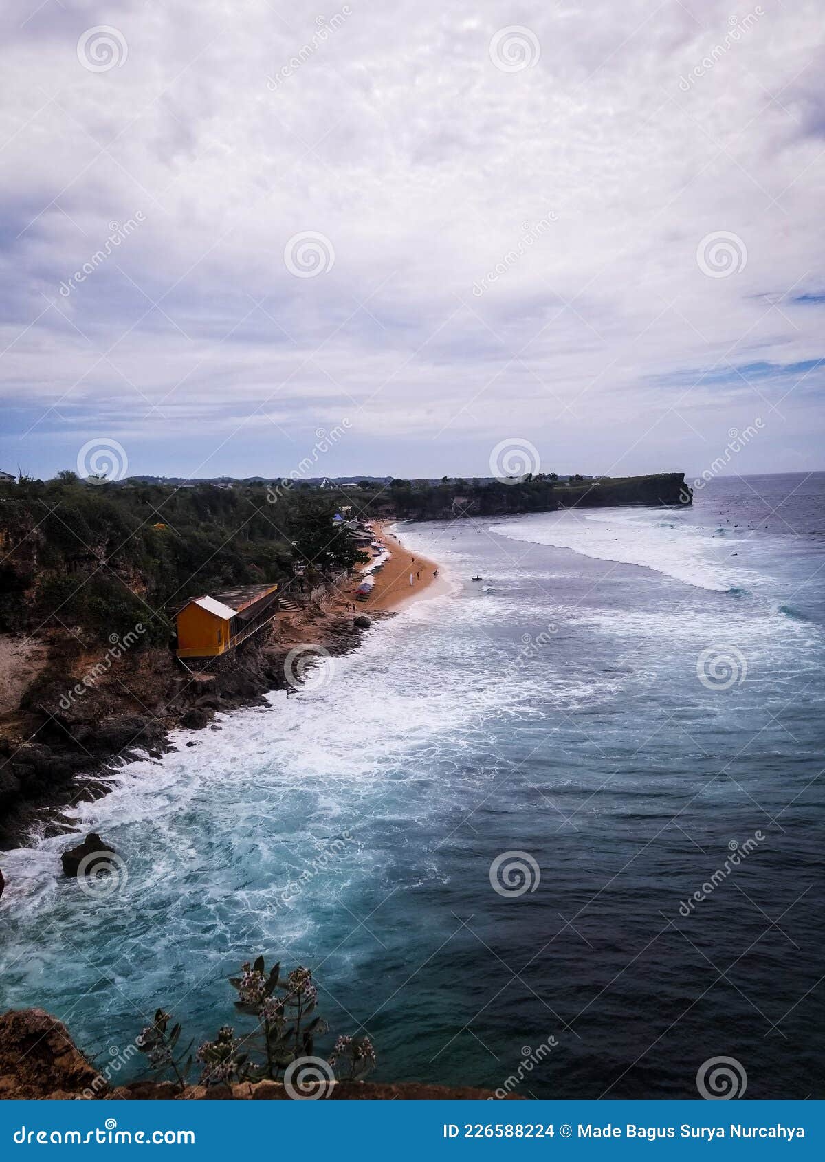 Balangan beach bali stock photo. Image of cloudy, balangan - 226588224